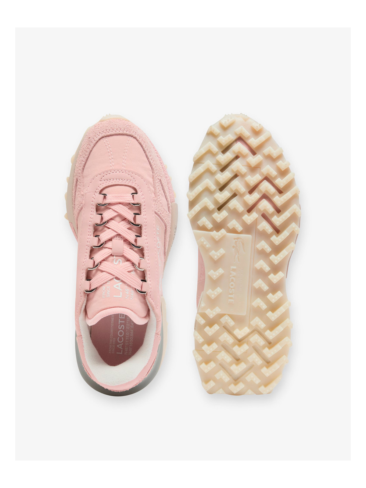 Zapatillas Lacoste Elite Active Mujer Rosa y Blanco - Sneakers Deporti